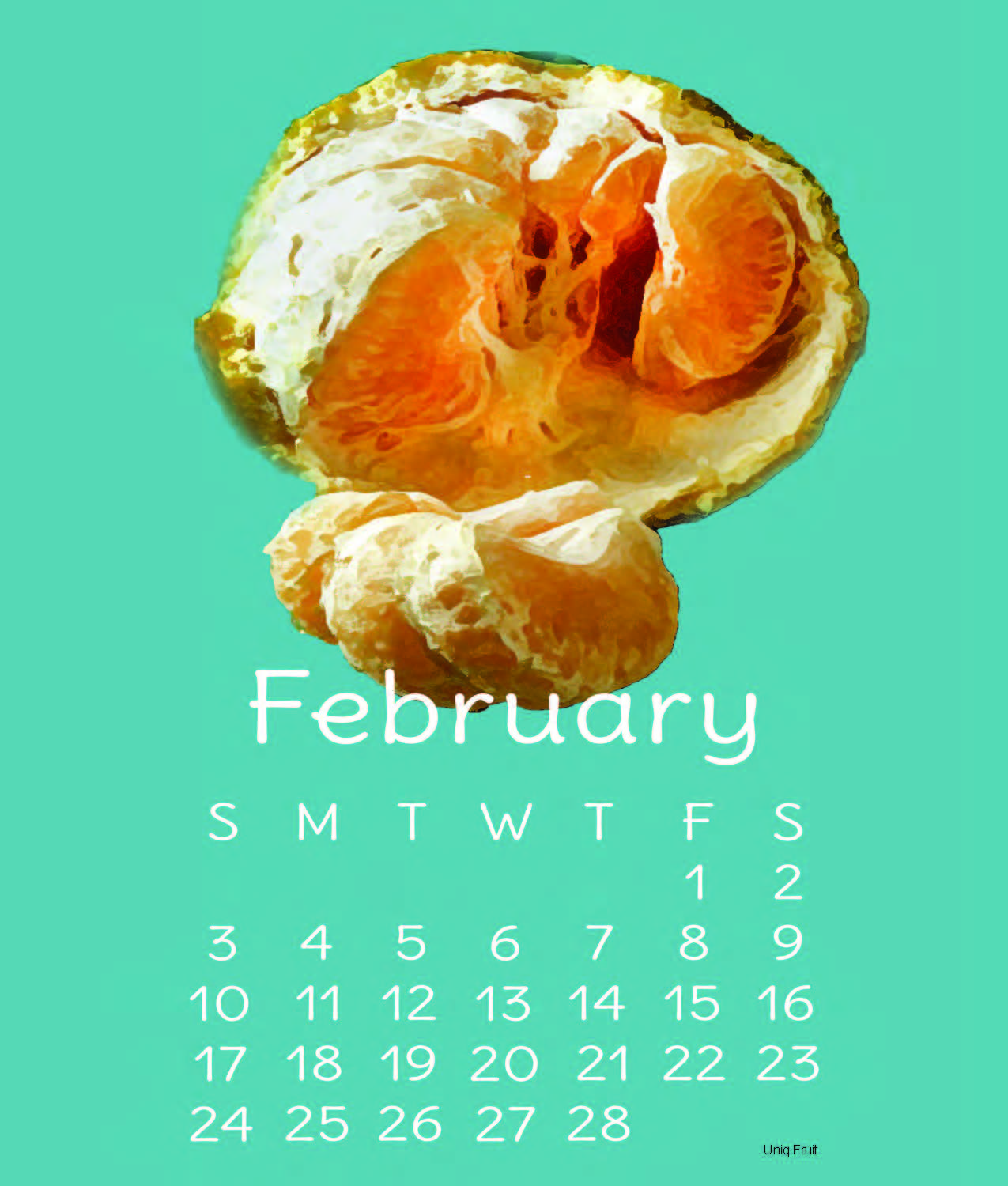 2019 Tropical Fruit Calendar - Brooks Tropicals